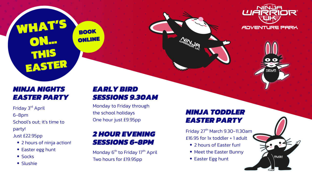 Ninja Warrior Near Me - Your Nearest Park, Prices & Reviews